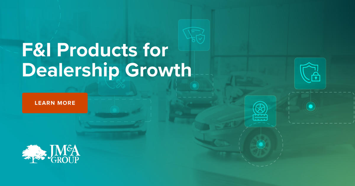 Automotive F&I Products | JM&A Group